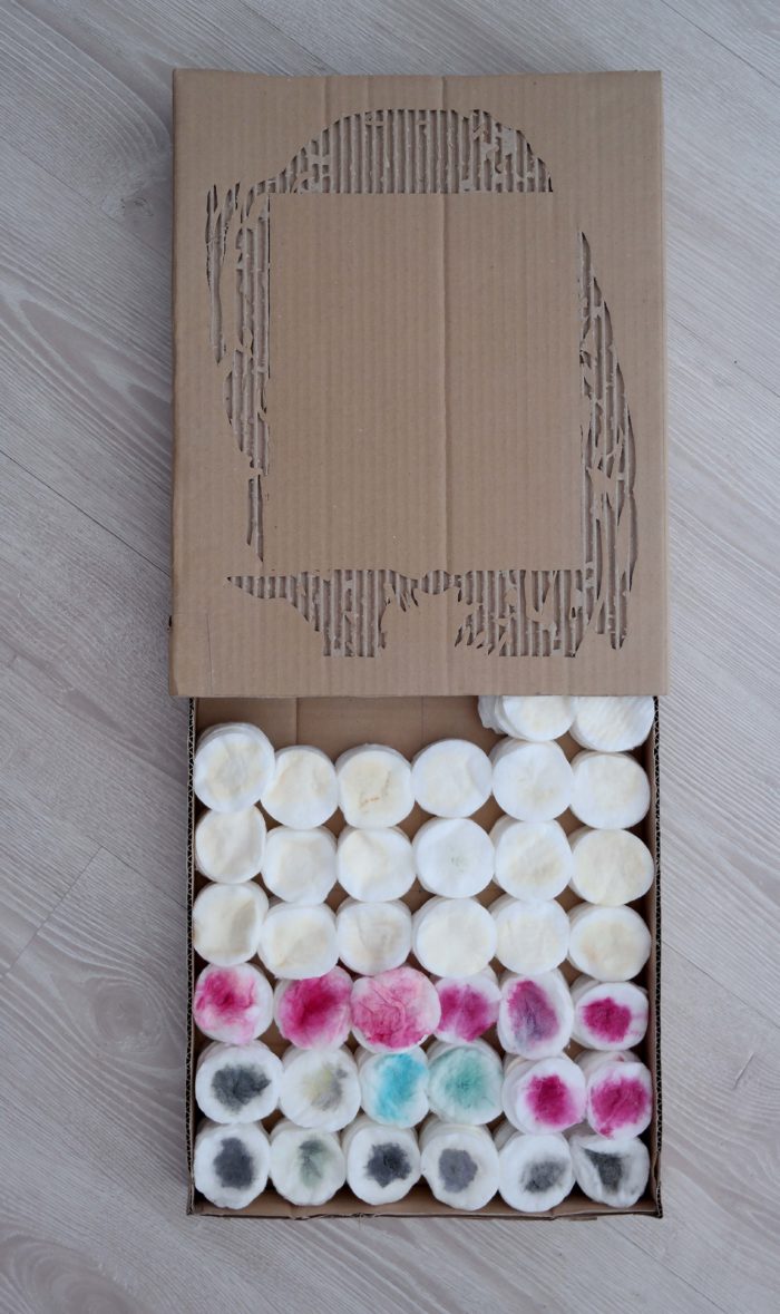 Self-portrait, box. 2014 | Francisca Dragomirescu Francisca Dragomirescu