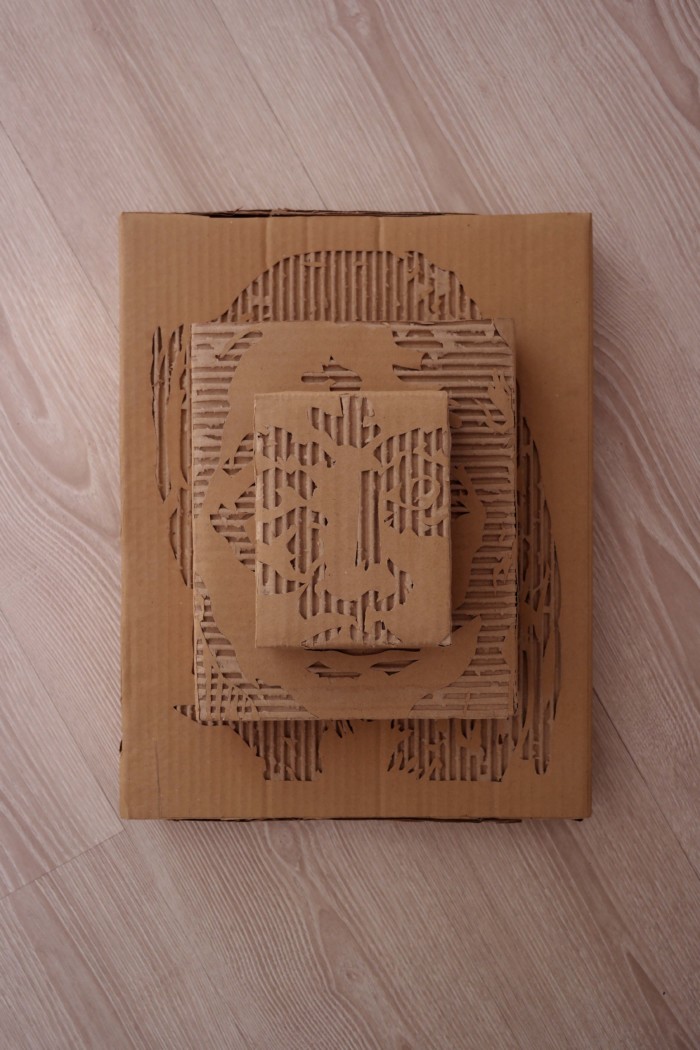 Self-portrait, box. 2014 | Francisca Dragomirescu Francisca Dragomirescu